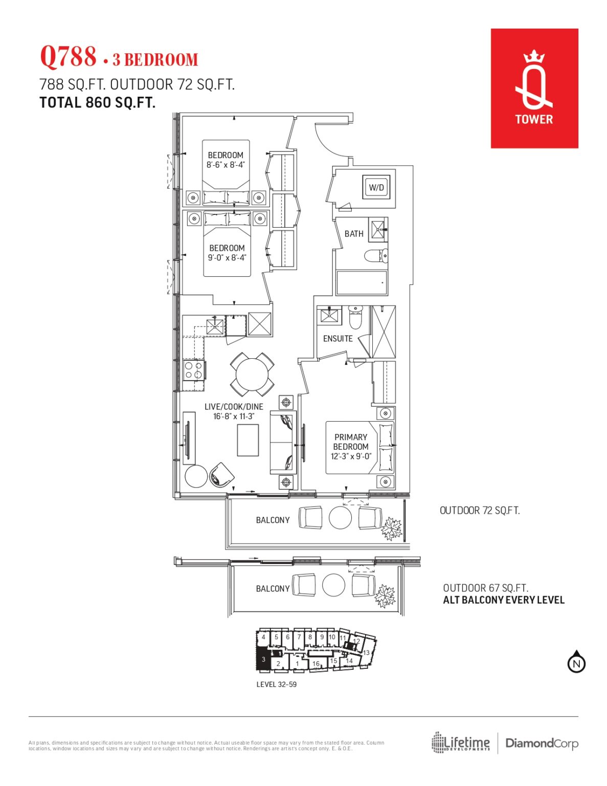 Q Tower Condos® | Price List & Floor Plans